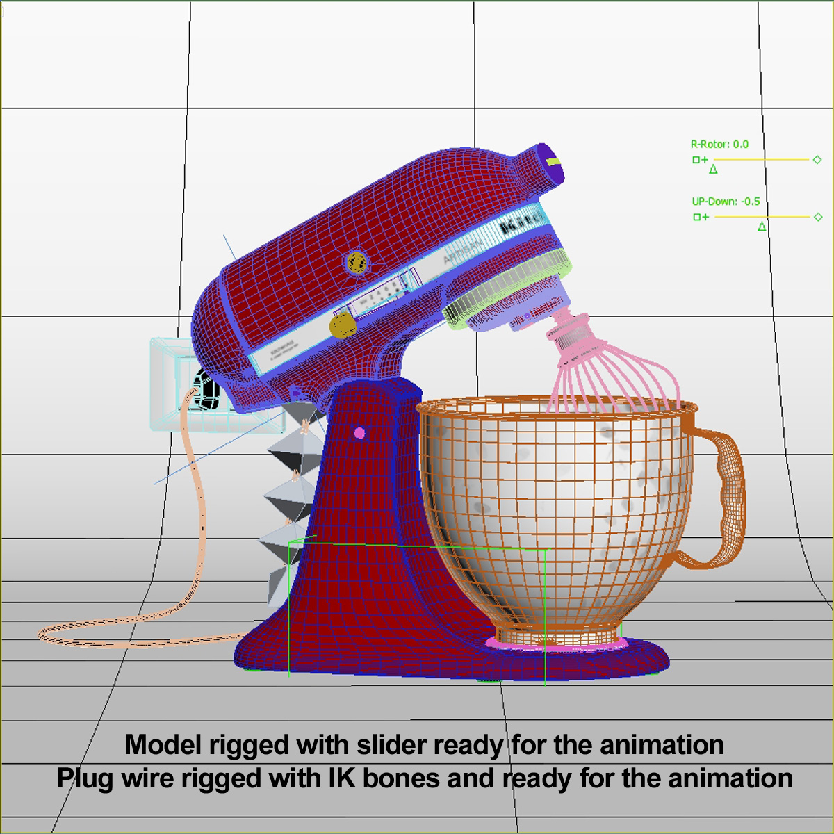 3d isan stand mixer model