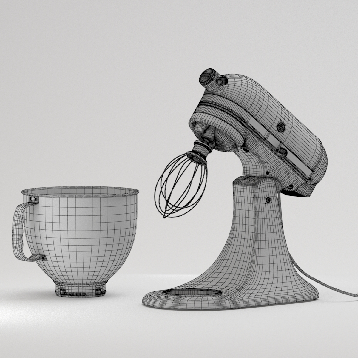 3d isan stand mixer model