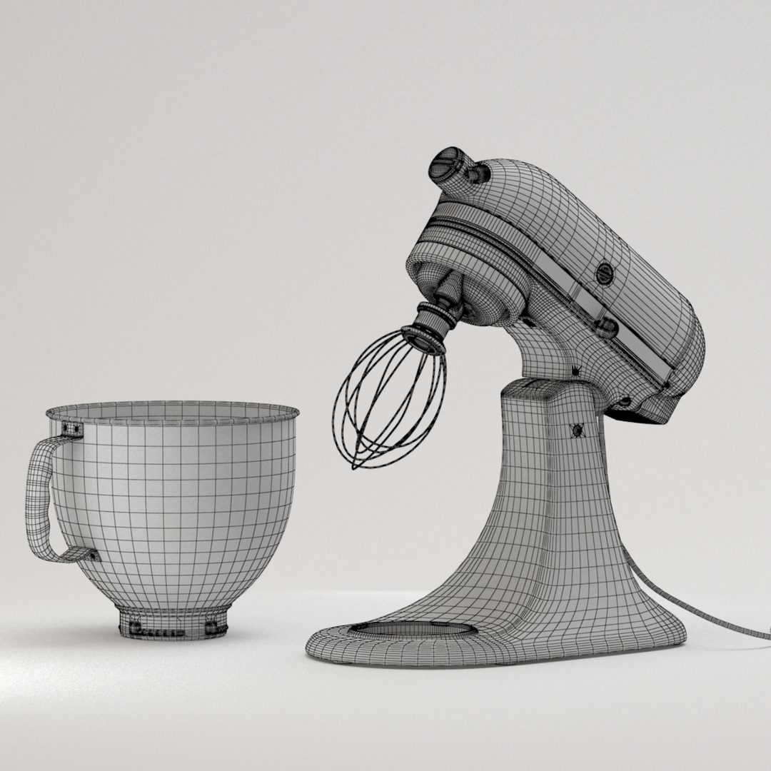 3d isan stand mixer model