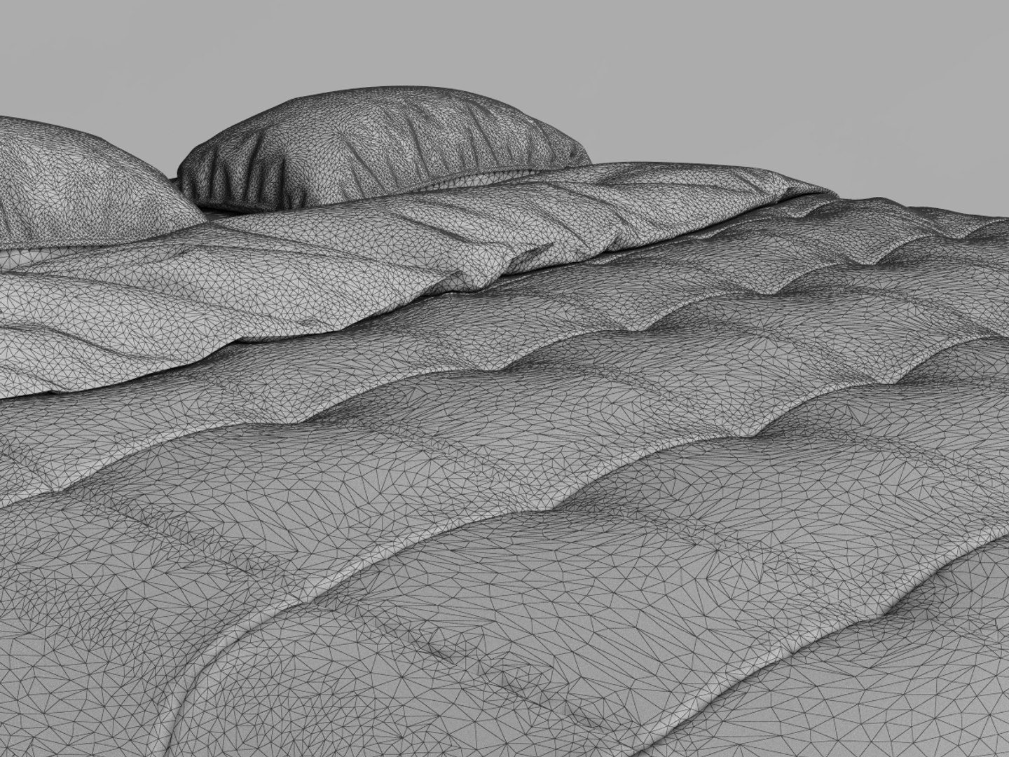 realistic bed 3d max