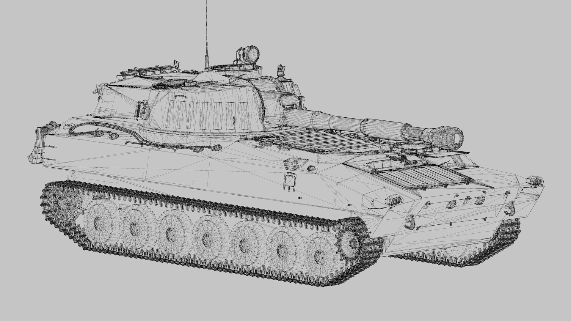3D Model 2S1 Gvozdika - TurboSquid 2331968
