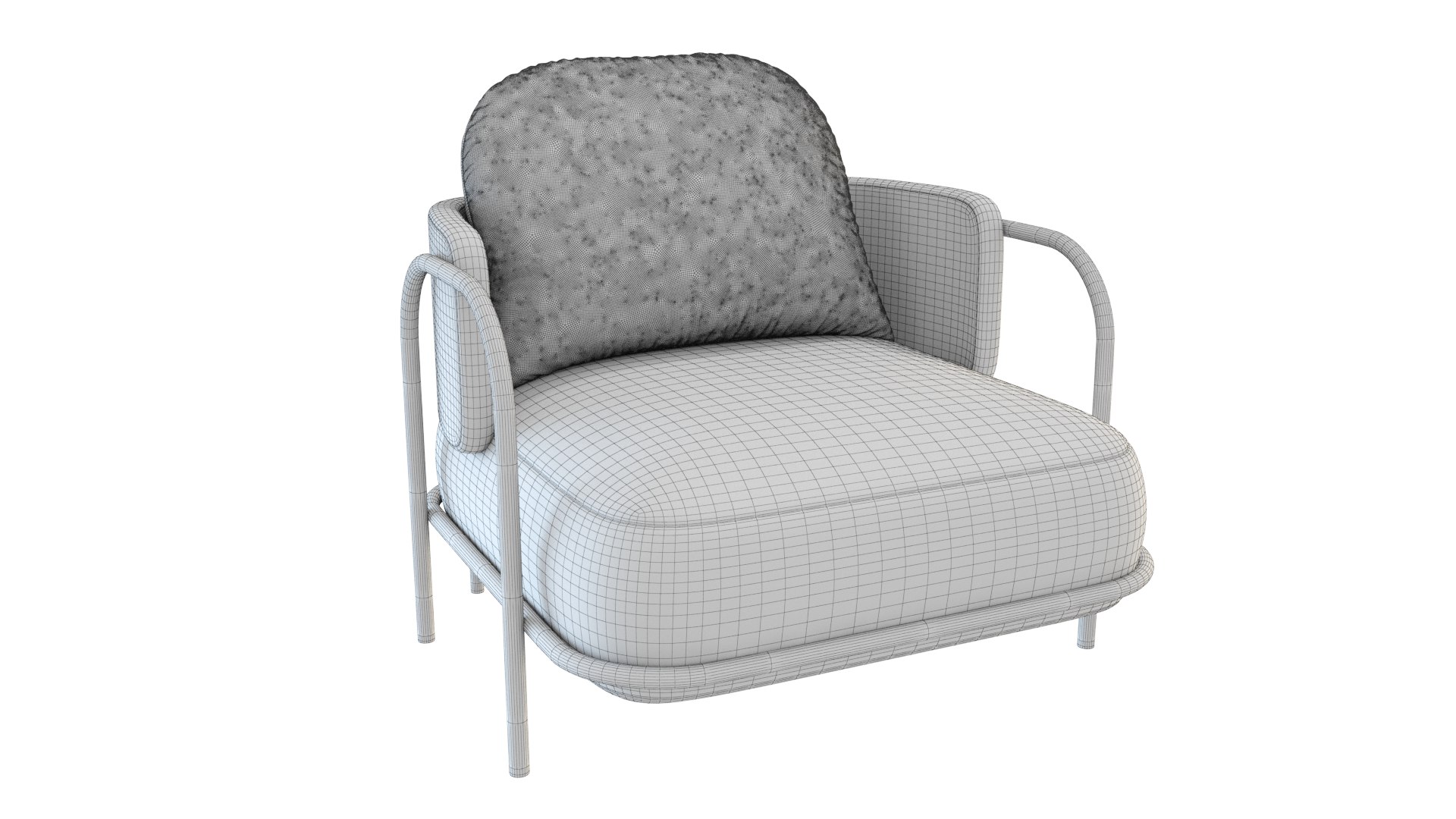 3D Model Gaston Armchair - TurboSquid 2231492