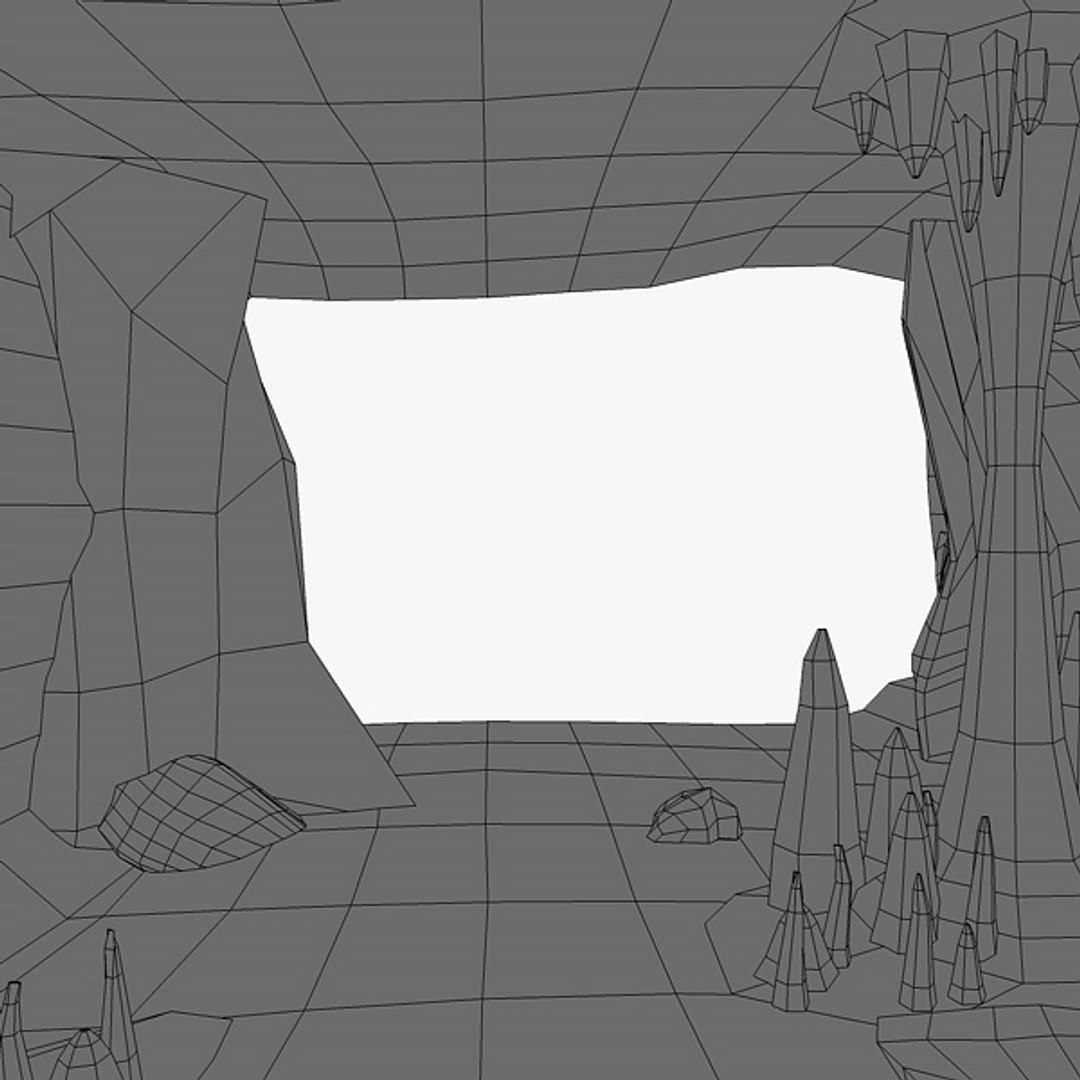 Cave Games 3d Model