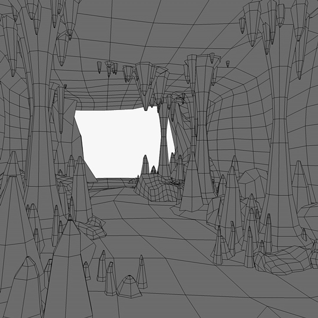Cave Games 3d Model