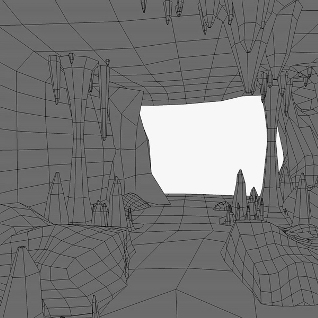 Cave Games 3d Model