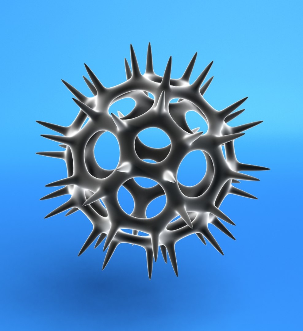 3d Model Radiolarian