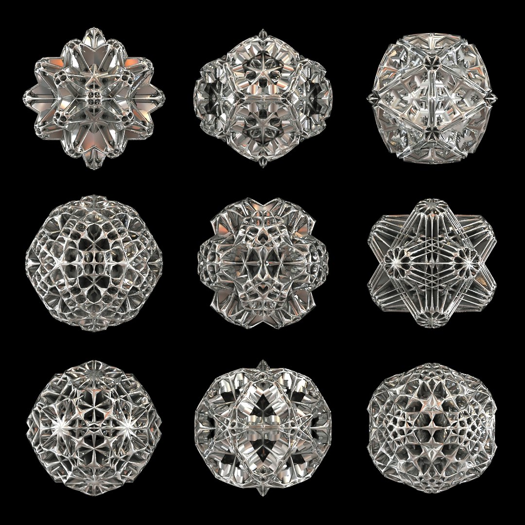 max voronoi hedra 9 shapes