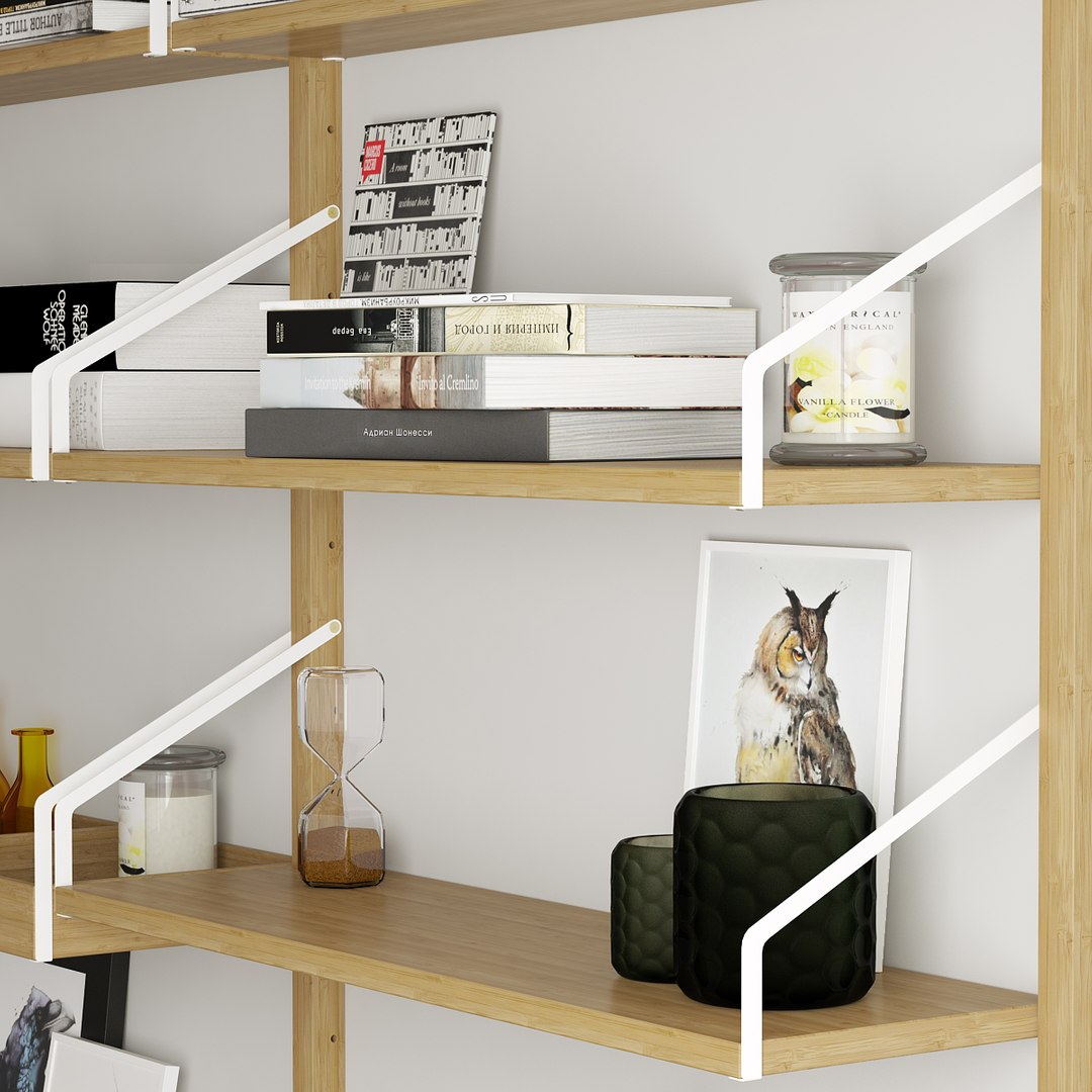 Decor Shelf Drawers 3D Model - TurboSquid 1204299