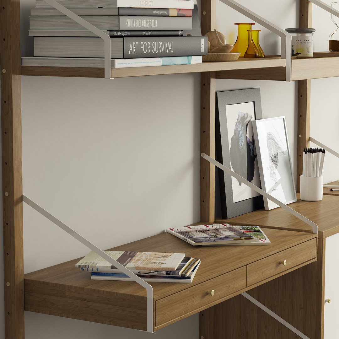 Decor Shelf Drawers 3D Model - TurboSquid 1204299