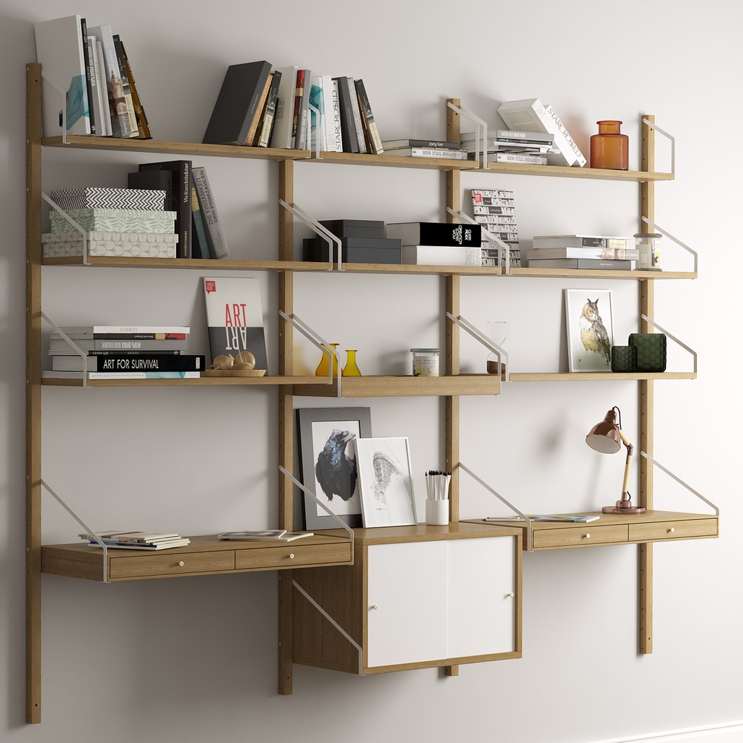 Decor Shelf Drawers 3D Model - TurboSquid 1204299