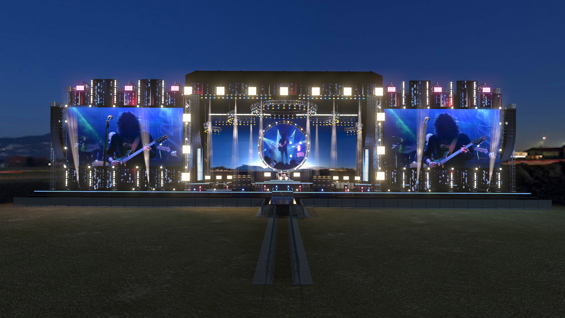 3D Mega Live Stage Scene - TurboSquid 1472932