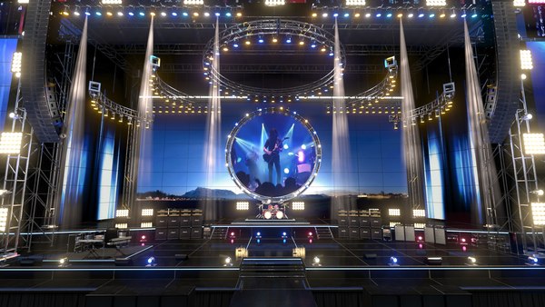 3D mega live stage scene - TurboSquid 1472932