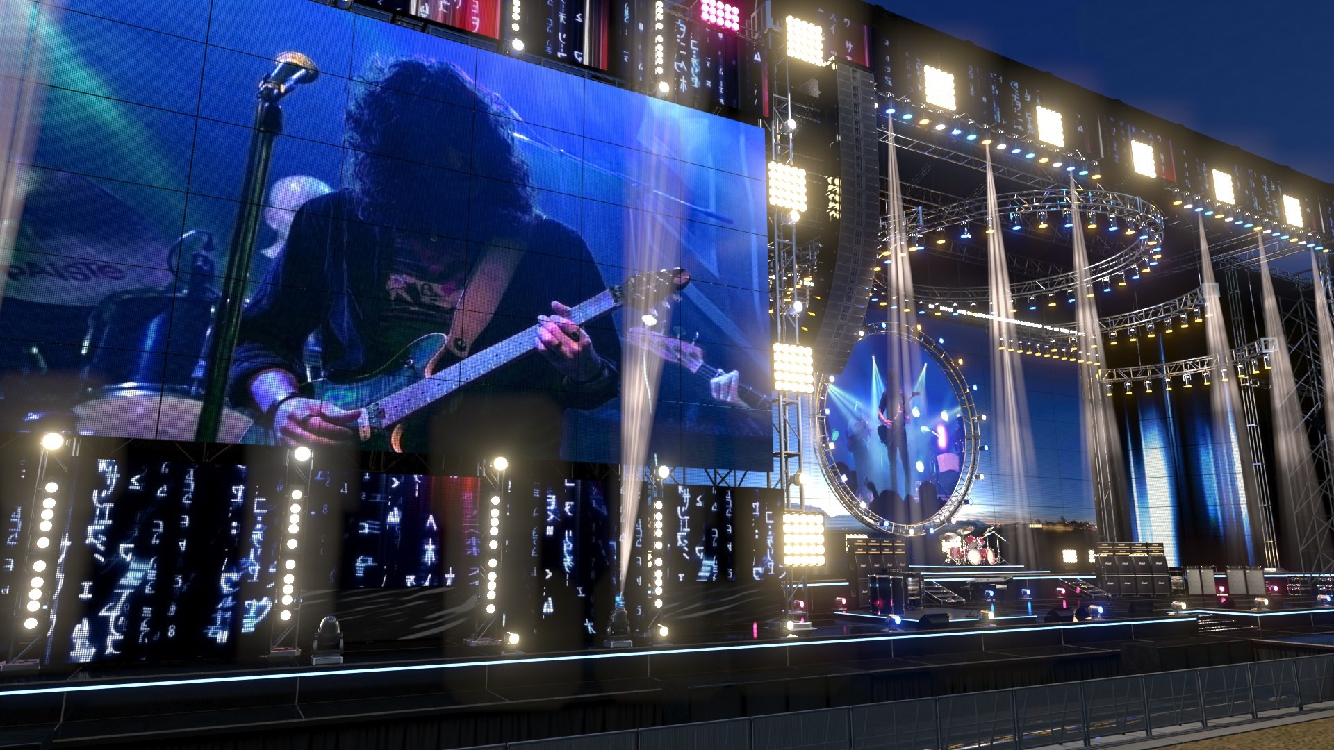 3D Mega Live Stage Scene - TurboSquid 1472932