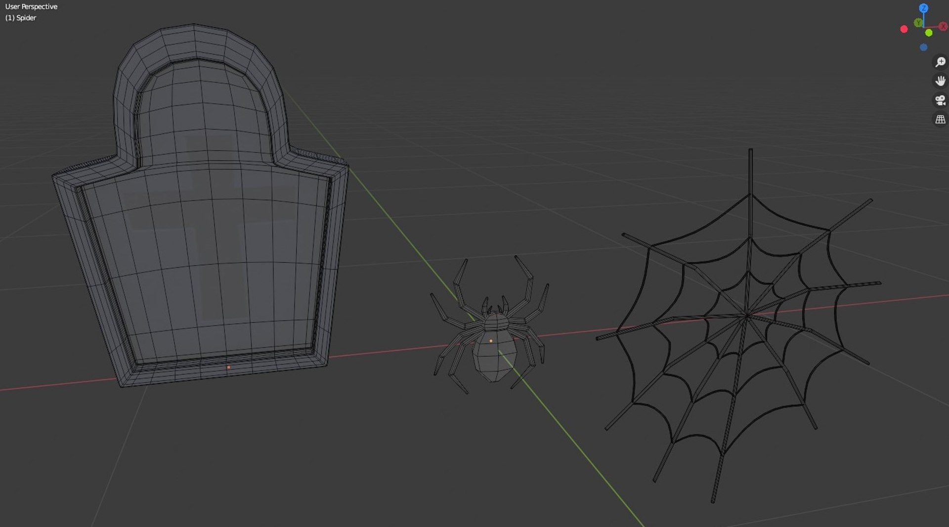 3D Headstone Spider - TurboSquid 1632666