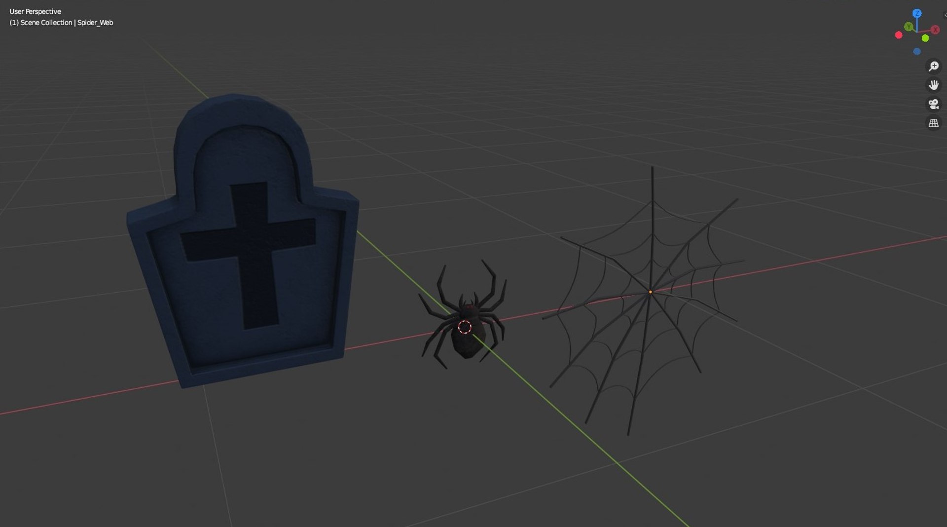 3D Headstone Spider - TurboSquid 1632666