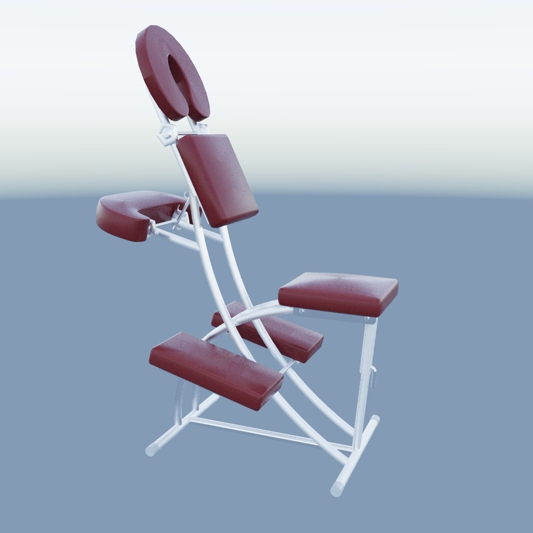 3d Back Massage Chair Turbosquid 2221287