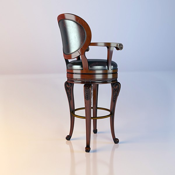 3d model howard bar stool