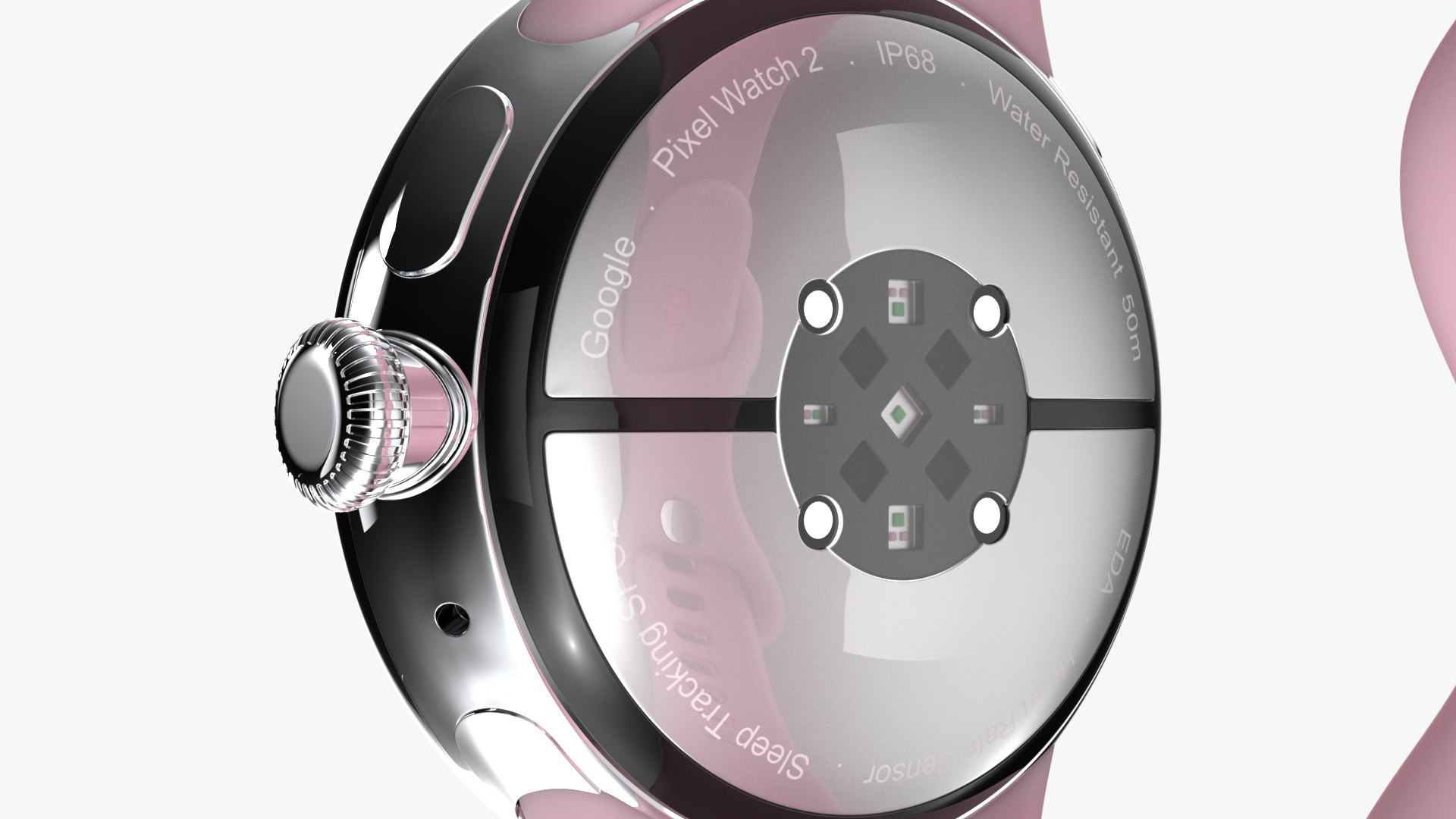 Google Pixel Watch 3 Rose 3D Model - TurboSquid 2266165