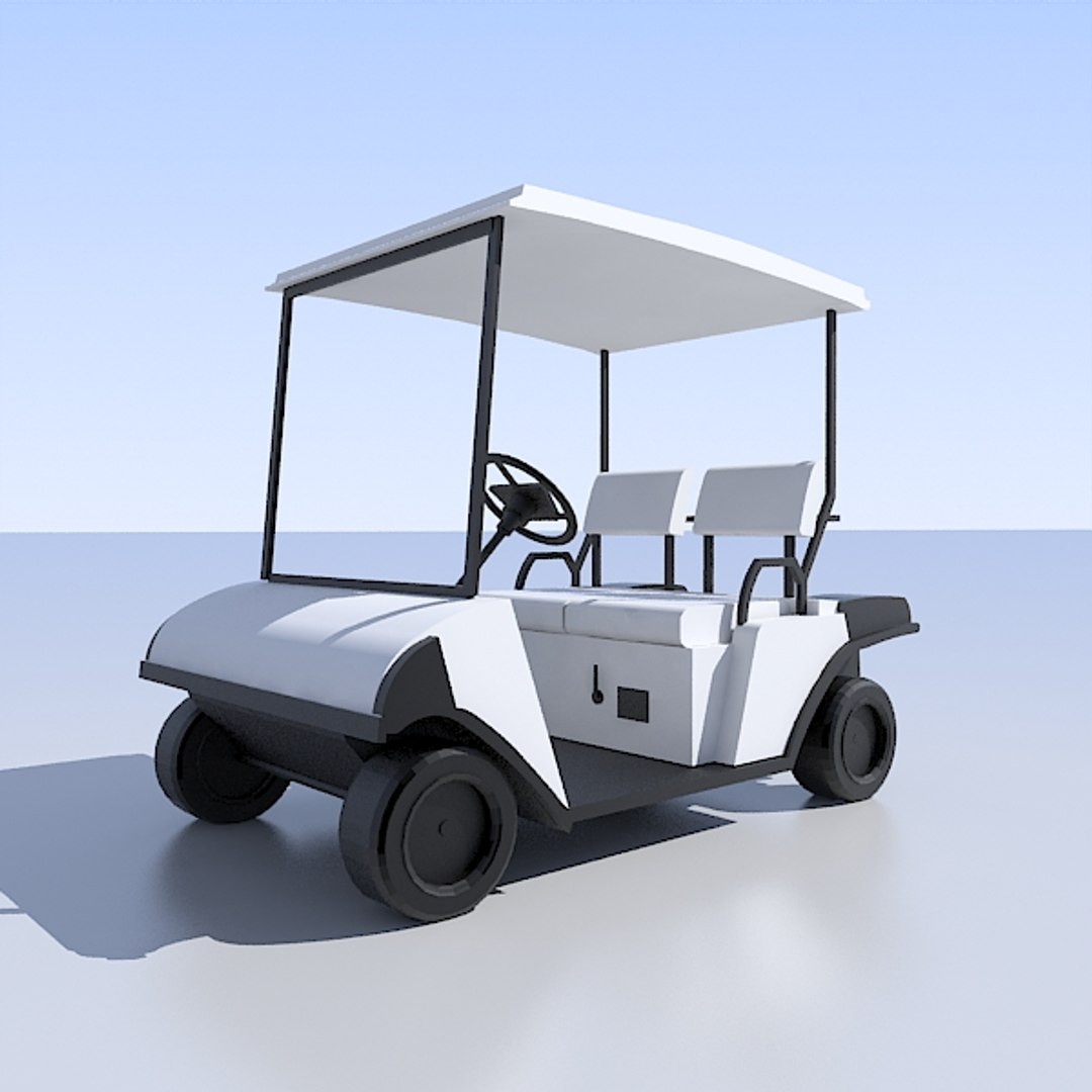 Golf Cart 3d Model