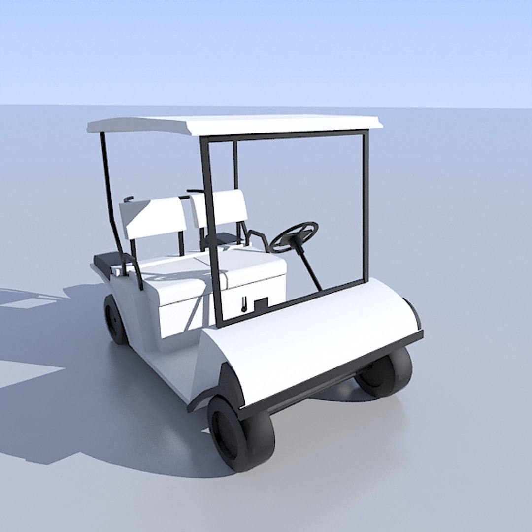 Golf Cart 3d Model