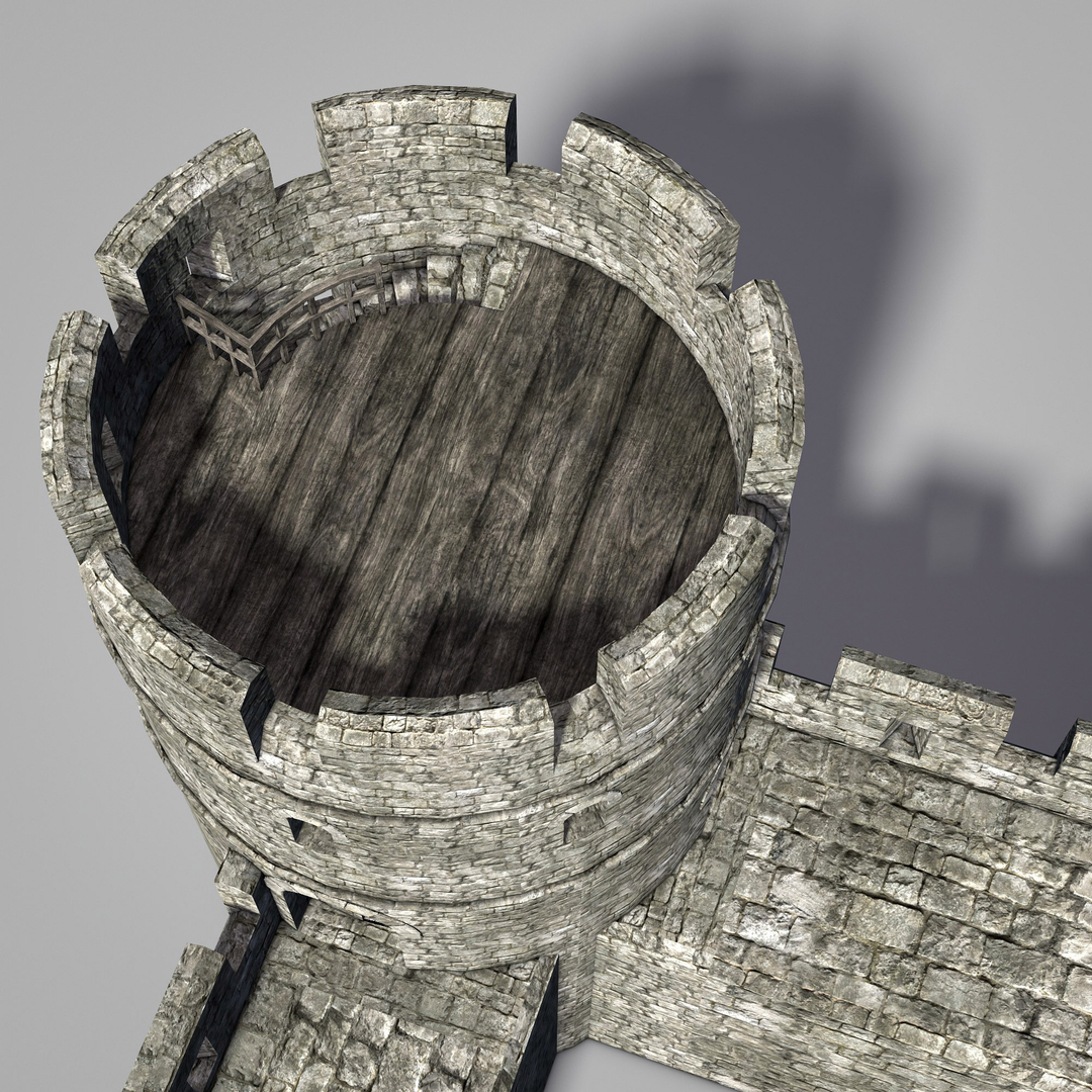 blender tower set castle