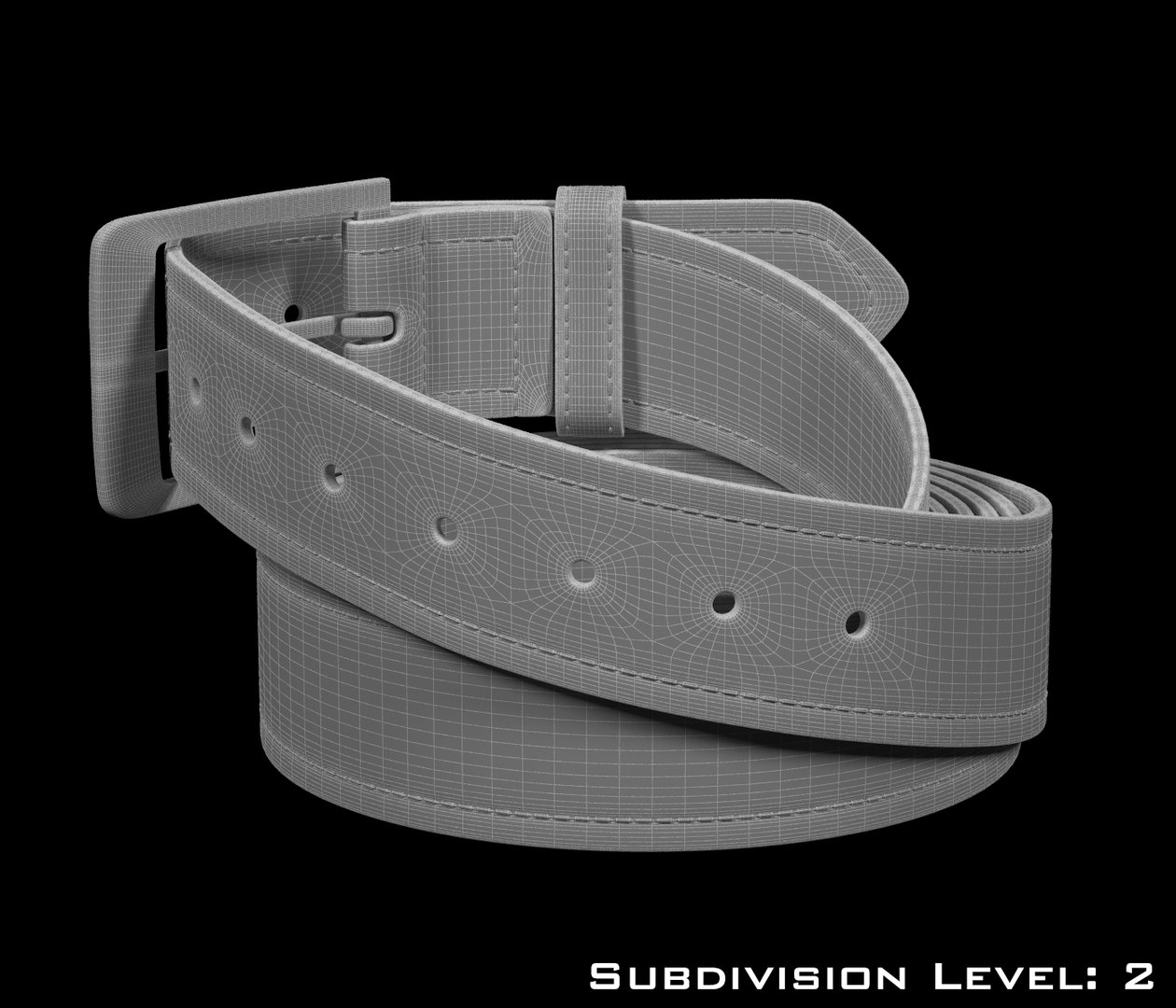 belt 3d max