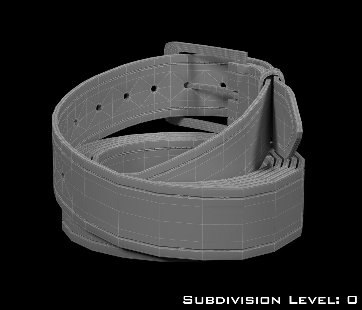 belt 3d max