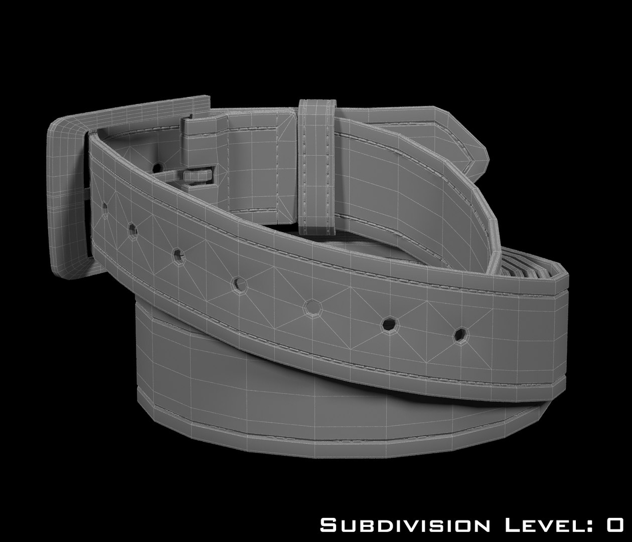belt 3d max
