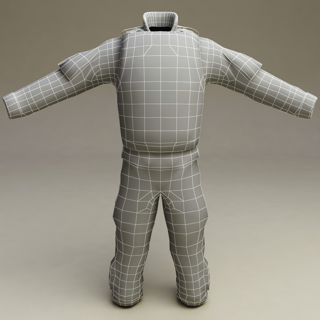 soldier clothes v5 3d model