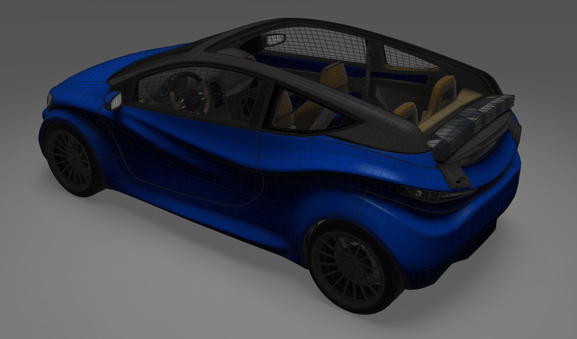 Generic Printed Electric Car 3D Model - TurboSquid 1426101