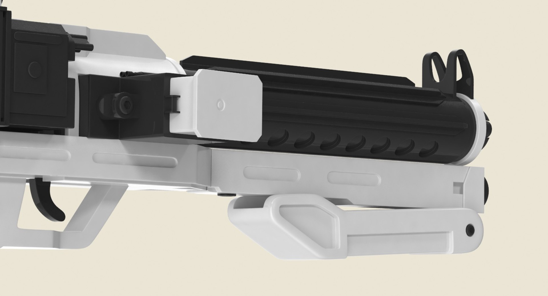 3d Stormtrooper Blaster Model