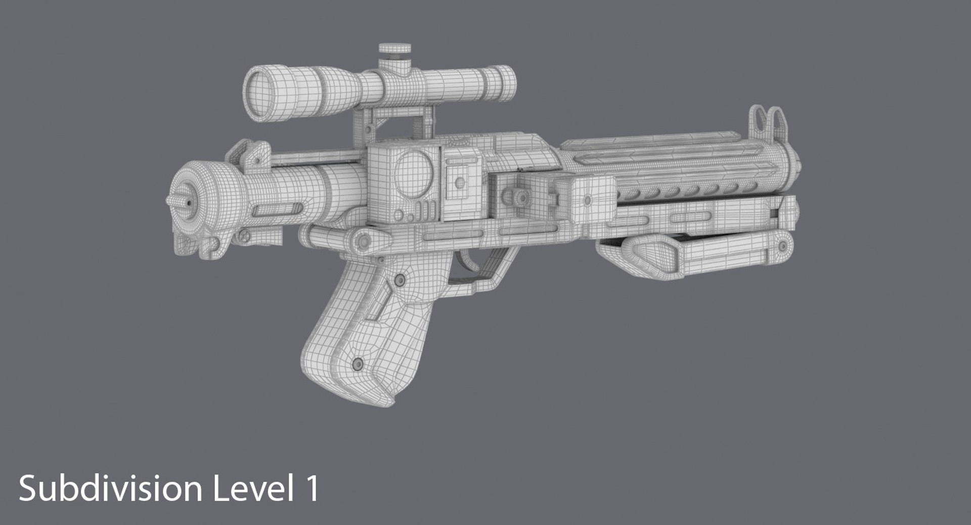 3d Stormtrooper Blaster Model