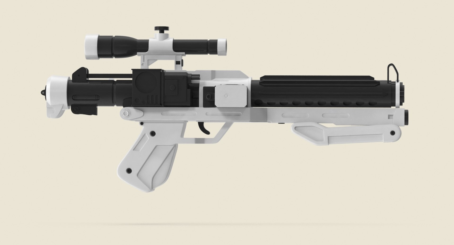3d Stormtrooper Blaster Model