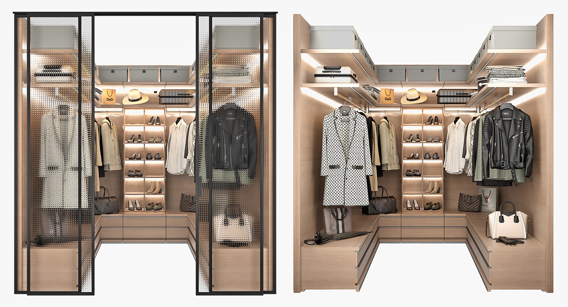 Walk-in Closet 98 Part 1 3D Model - TurboSquid 1808543