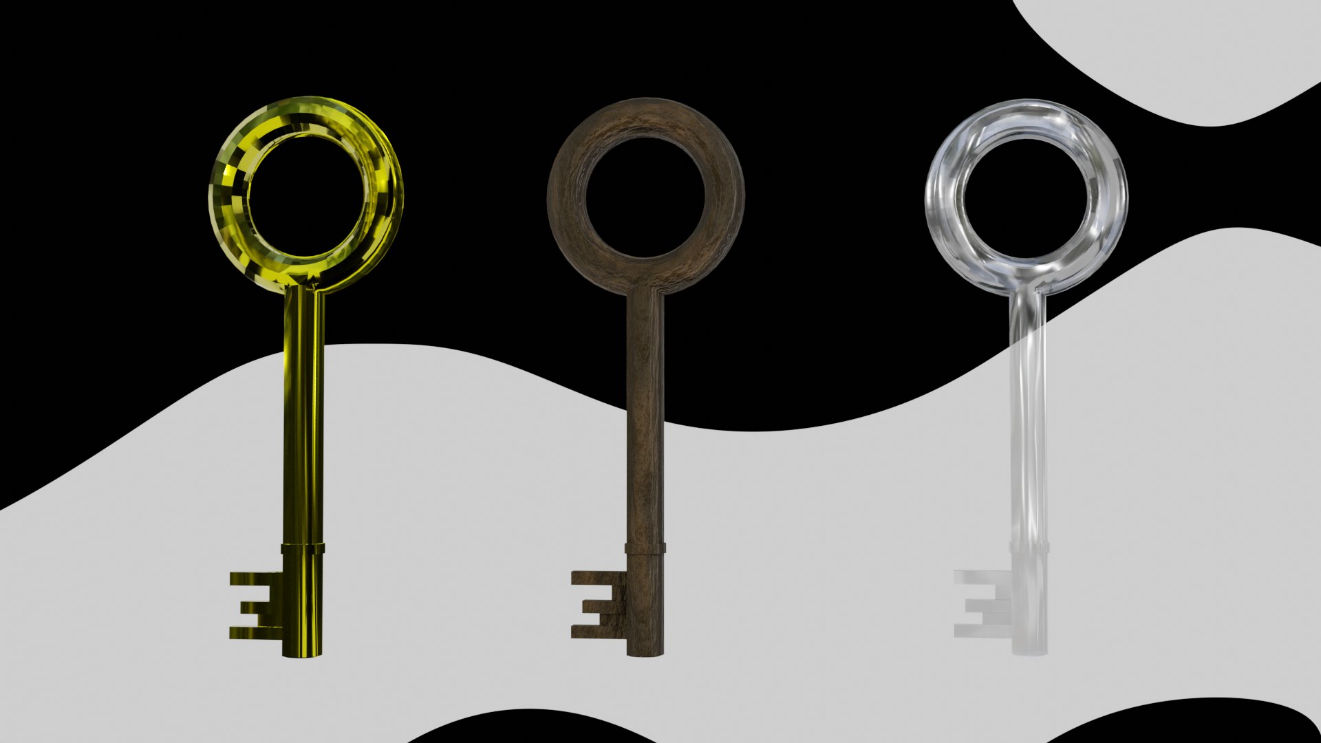Antique key 3D model - TurboSquid 2159996