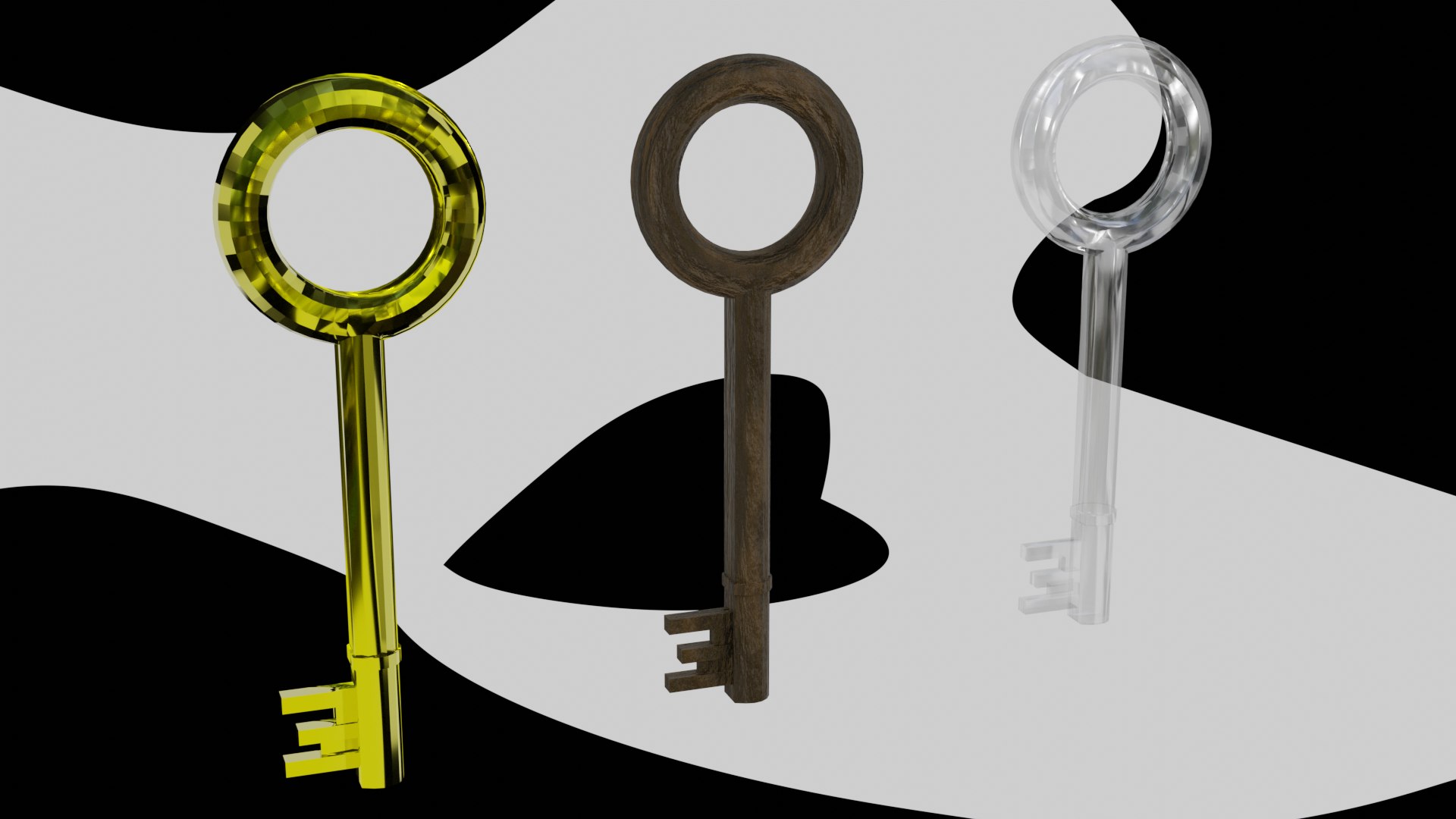 Antique key 3D model - TurboSquid 2159996