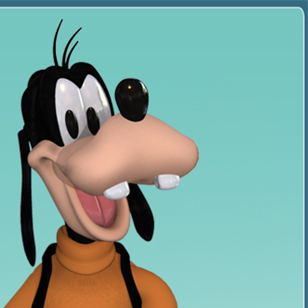 Character Cartoon Goofy 3d Model