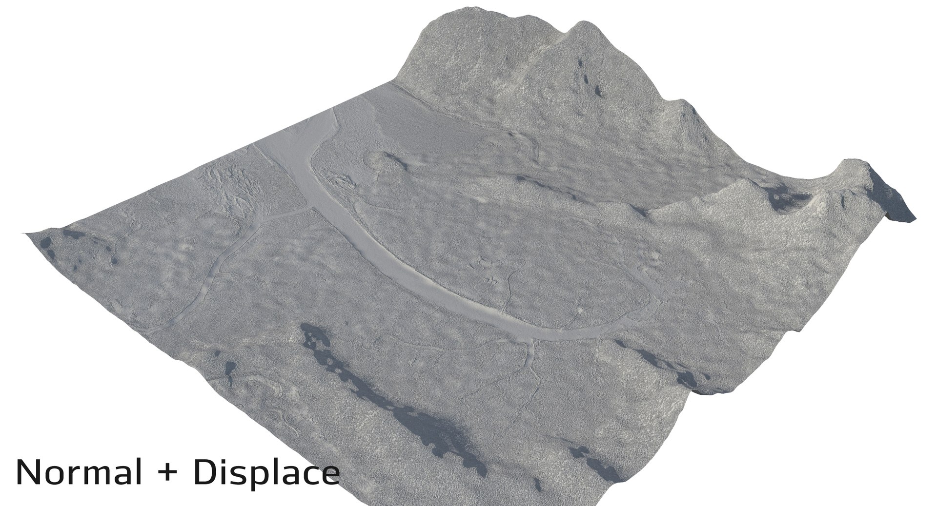 3D River S Drainage Basin - TurboSquid 1284817