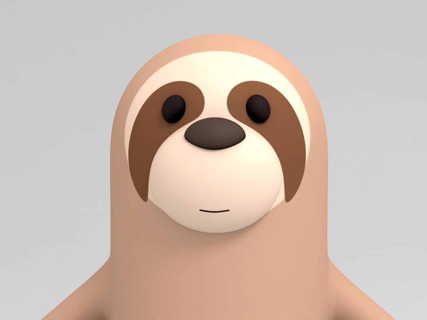 3D Model Sloth Cartoon - TurboSquid 1294112