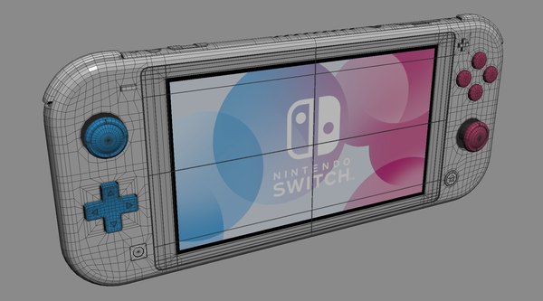 Nintendo switch lite model - TurboSquid 1429432