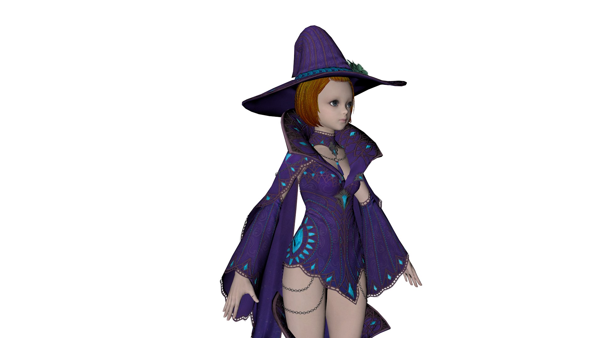 Magical Girl 3D Model 3D - TurboSquid 2392649