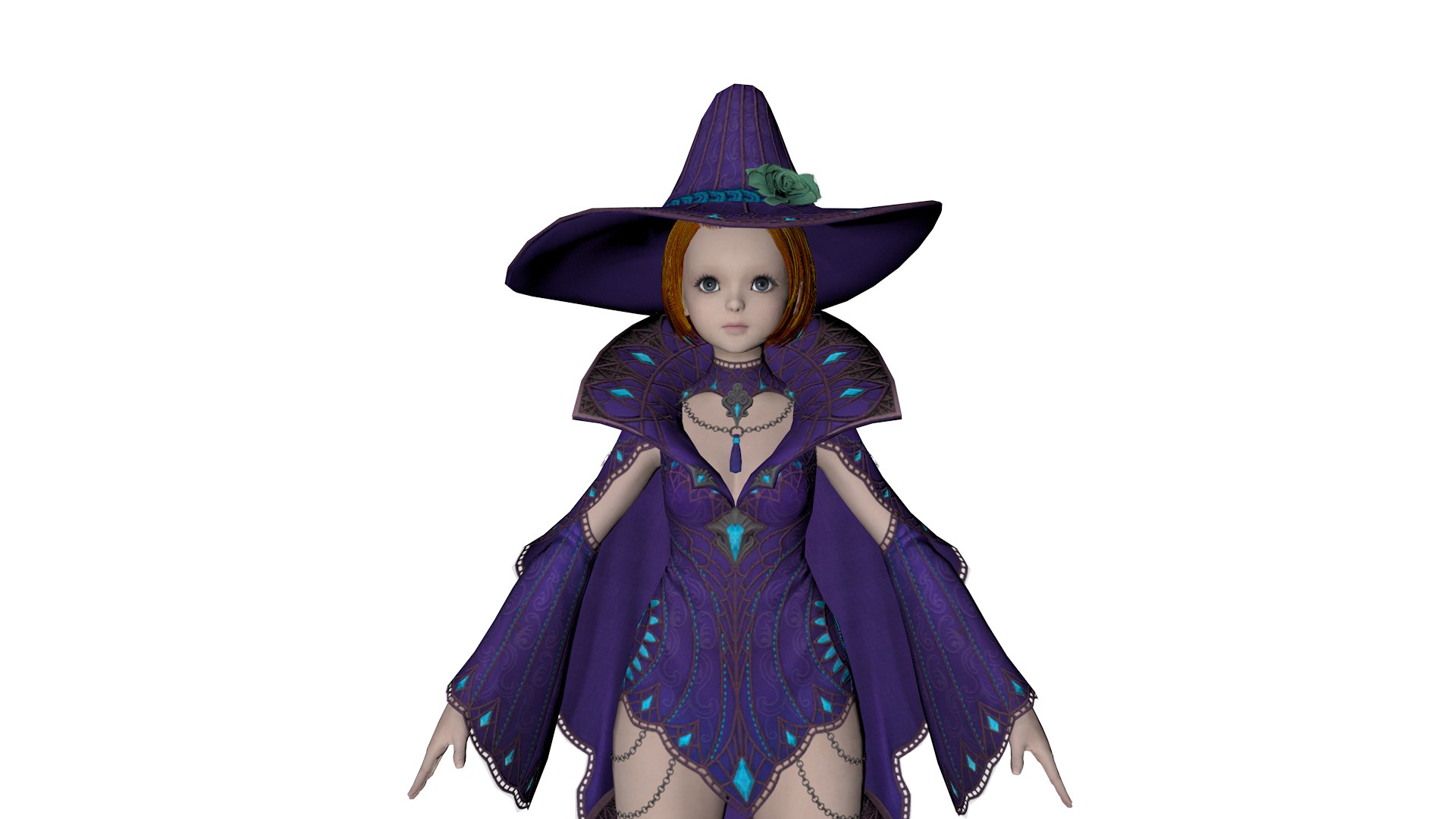 Magical Girl 3D Model 3D - TurboSquid 2392649