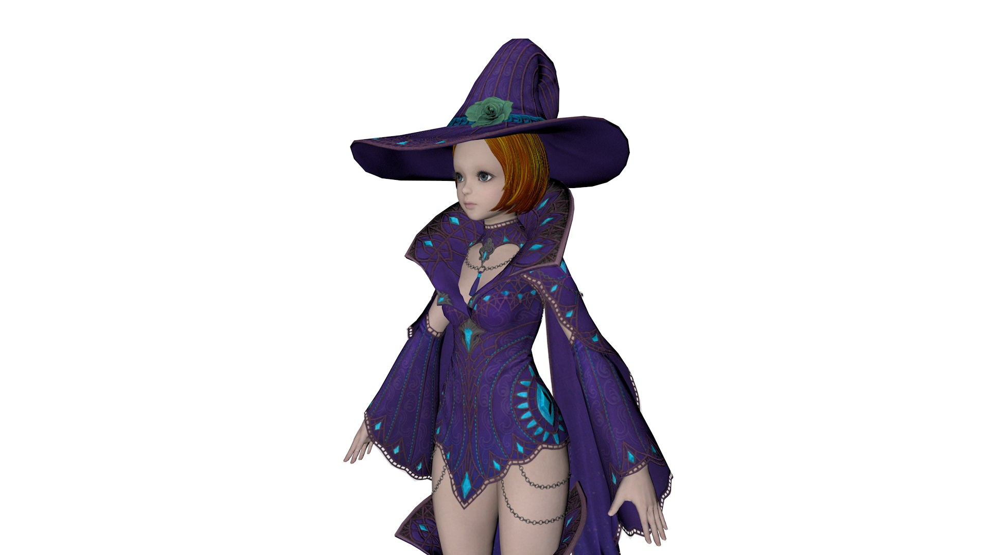 Magical Girl 3D Model 3D - TurboSquid 2392649