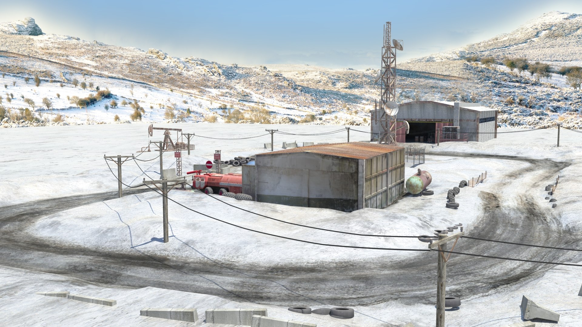 3D Model Snow Environment Russian - TurboSquid 1228932