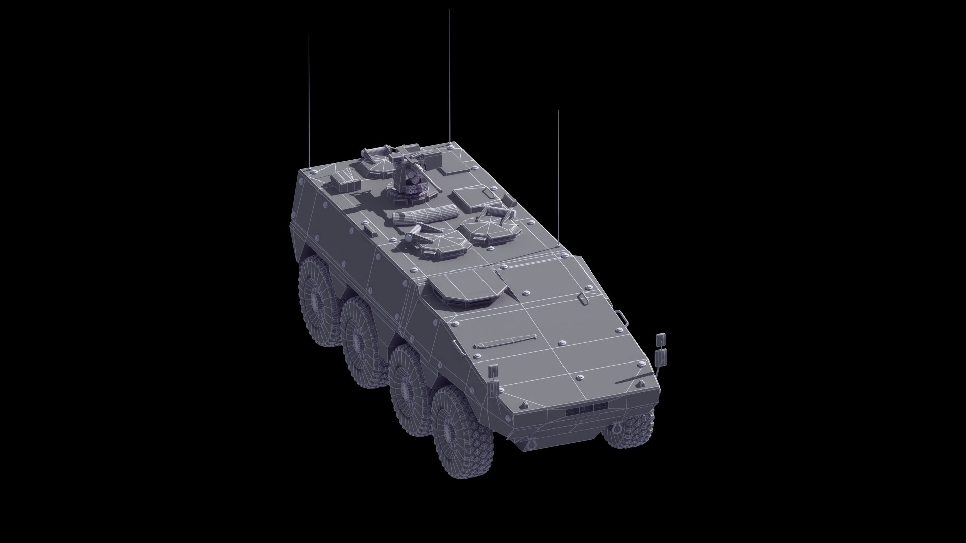 Boxer 8x8 3D model - TurboSquid 1574895