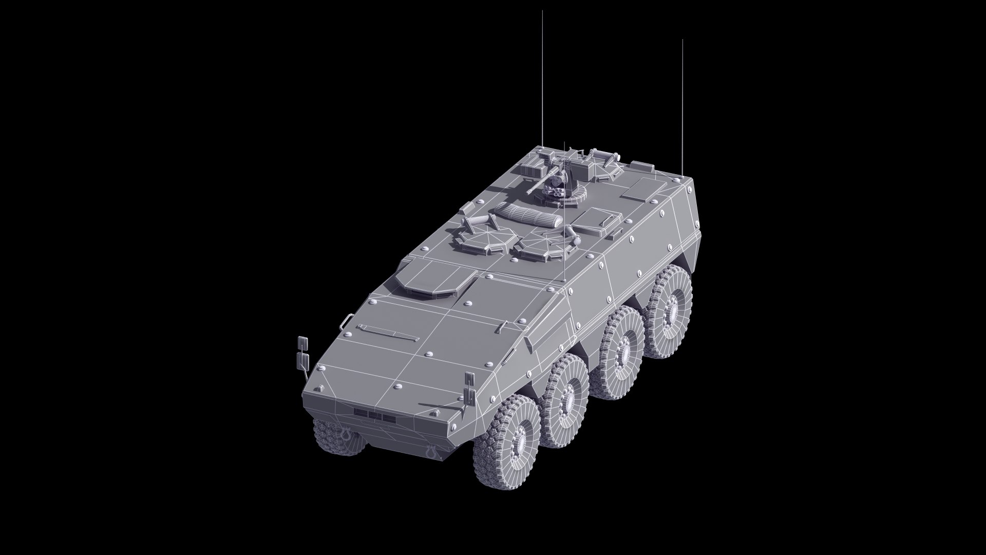 Boxer 8x8 3D model - TurboSquid 1574895