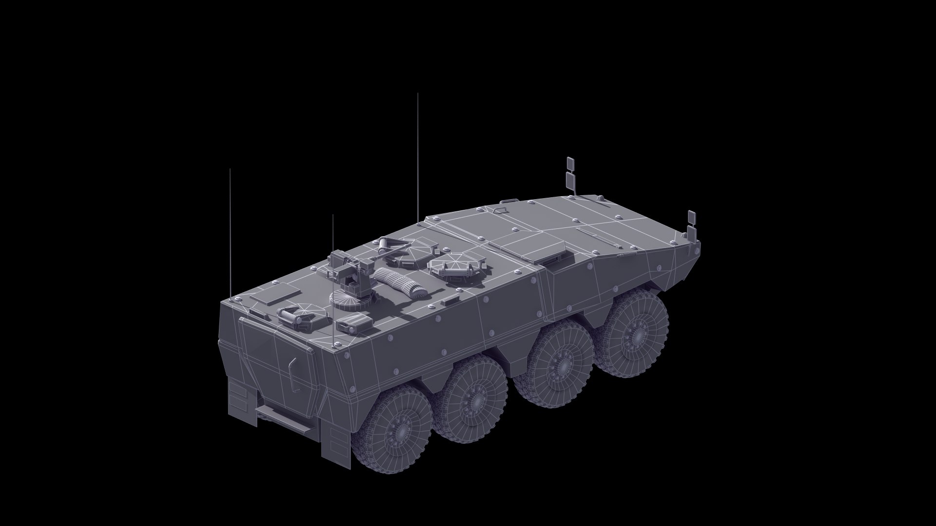 Boxer 8x8 3D model - TurboSquid 1574895