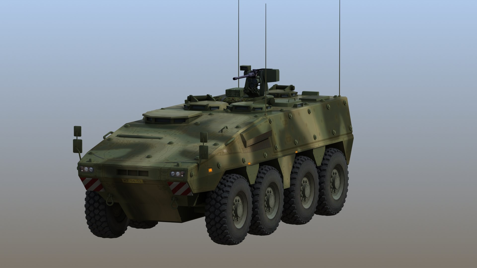 Boxer 8x8 3D Model - TurboSquid 1574895