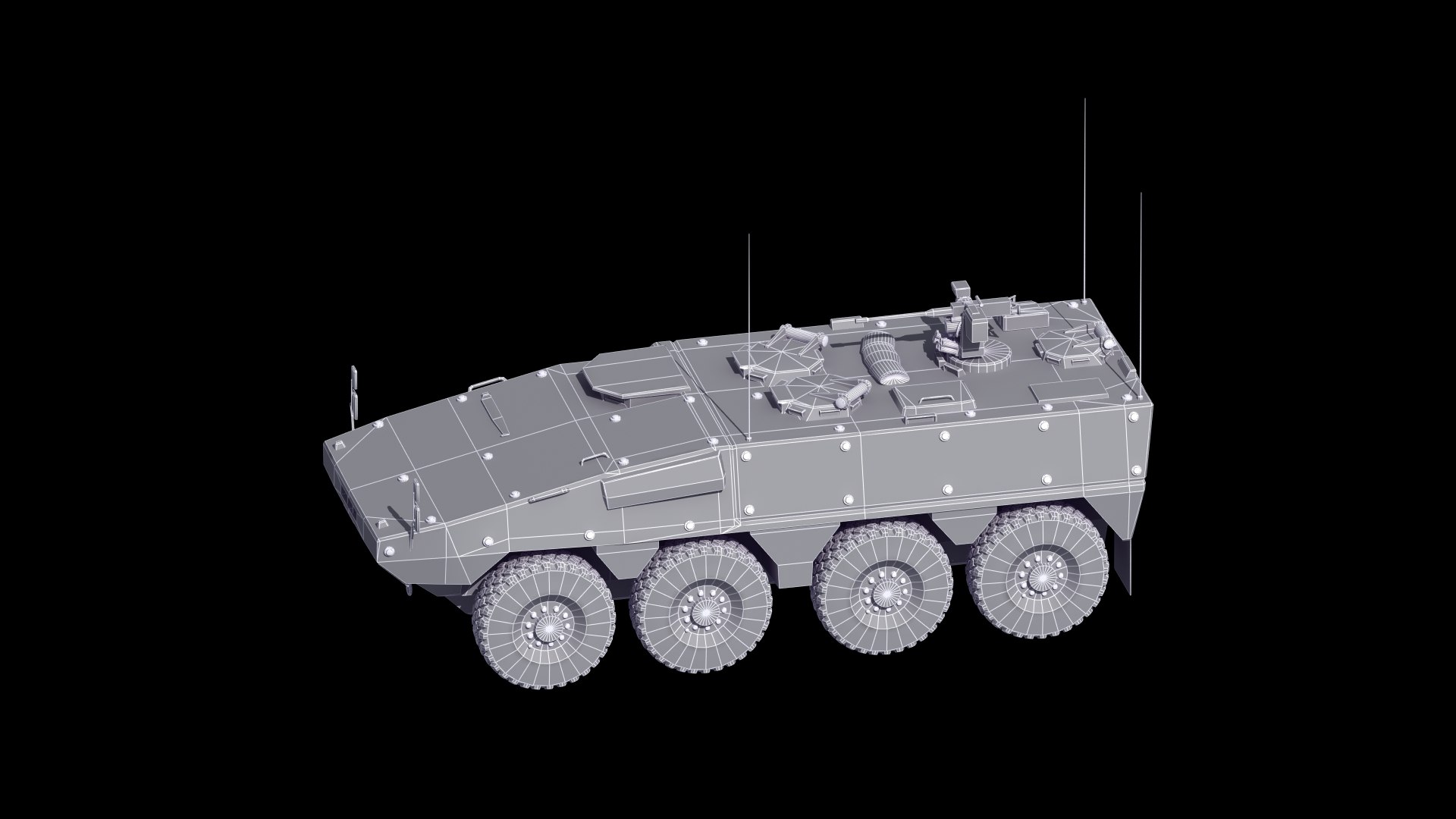 Boxer 8x8 3D model - TurboSquid 1574895