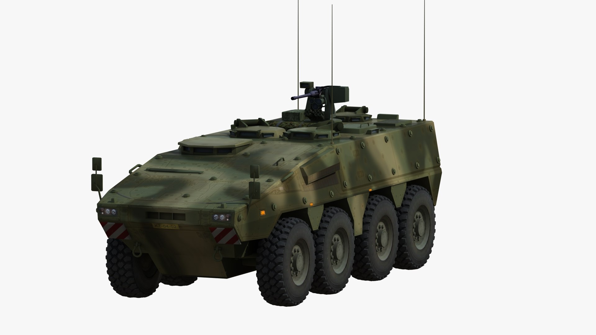 Boxer 8x8 3D model - TurboSquid 1574895